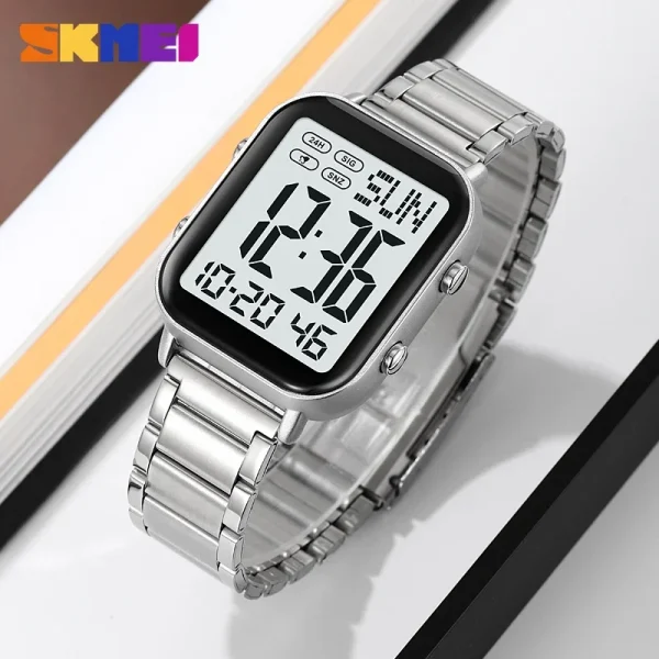 SKMEI 2259 Digital Sports Watch for Men with EL Backlight and Dual Time ...