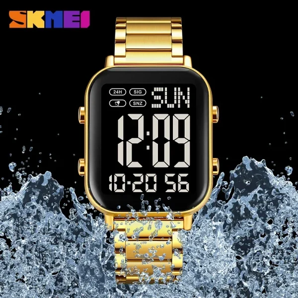 SKMEI 2259 Digital Sports Watch for Men with EL Backlight and Dual Time ...